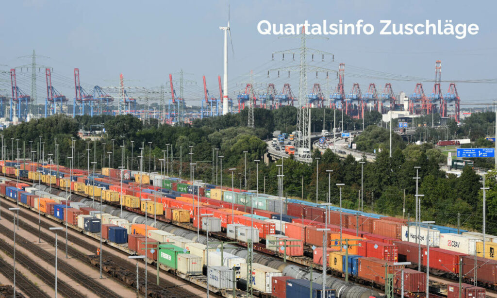 Zuschläge im 4. Quartal 2025 – Aktuelle Informationen – Eurogate Intermodal